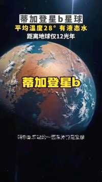 蒂加登星b是一颗宜君类地行星，距离我们地球约12光年，未来能否成为人类第二家园？#探索宇宙 #宜居星球##视觉震撼-新时空宇宙视频直播-新时空 ...